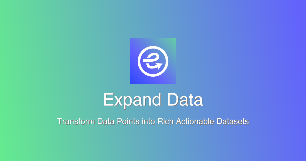 Location Data for Google Sheets | Expand Data - Site Selection Intelligence
